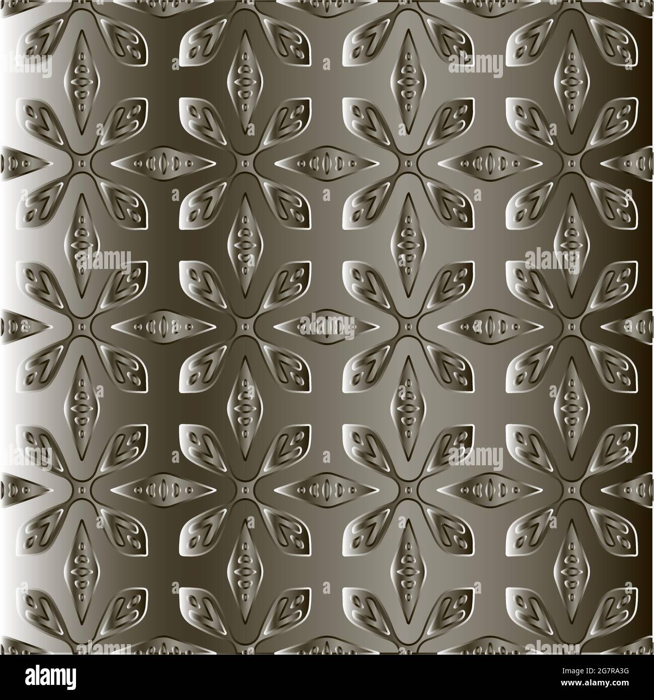 steel metallic gradient with a repeating pattern. Abstract metallic ...