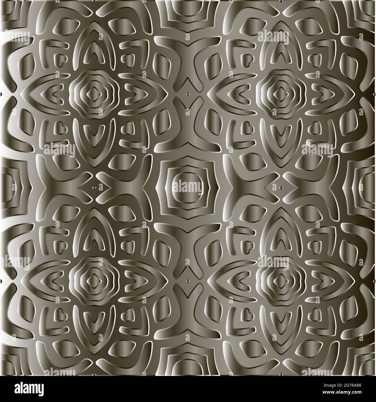 steel metallic gradient with a repeating pattern. Abstract metallic ...