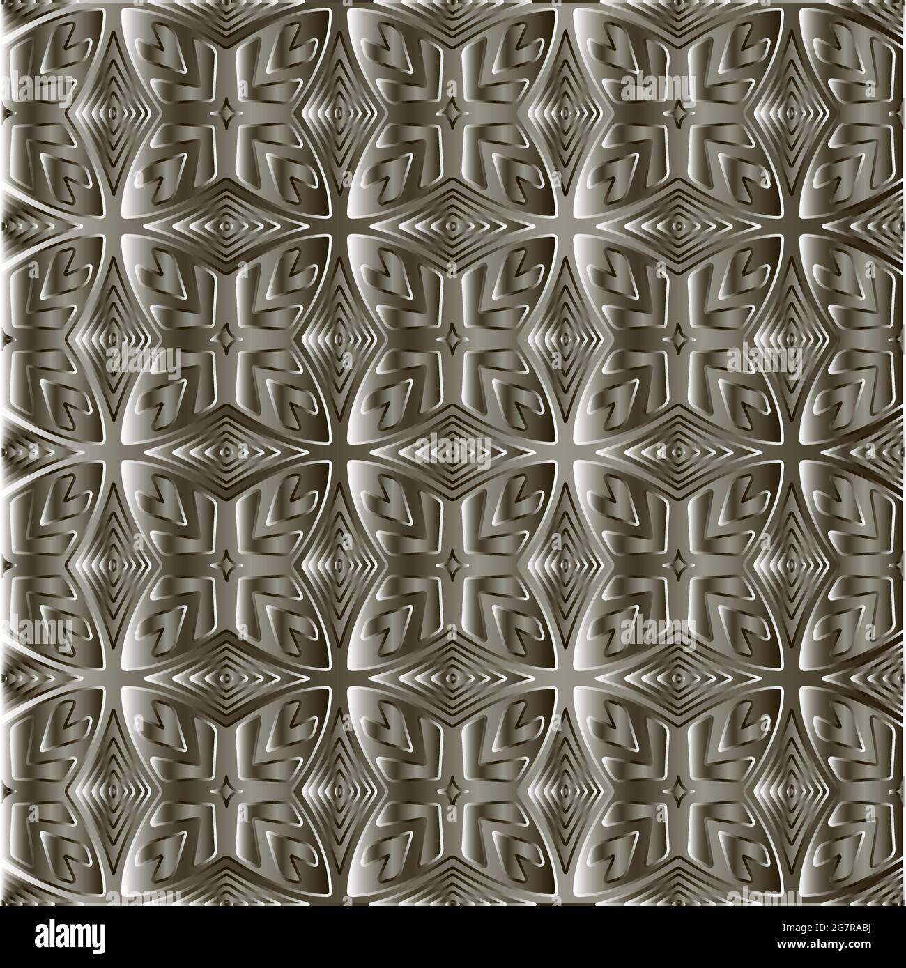 Steel Metallic Gradient With A Repeating Pattern Abstract Metallic Background Stock Vector