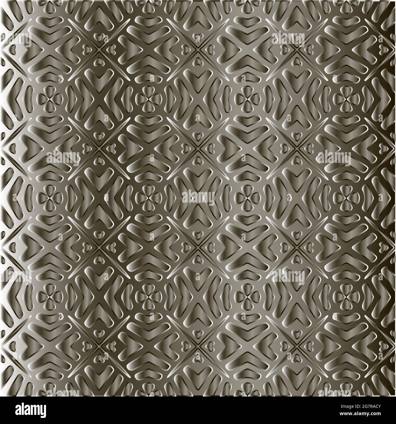 steel metallic gradient with a repeating pattern. Abstract metallic ...