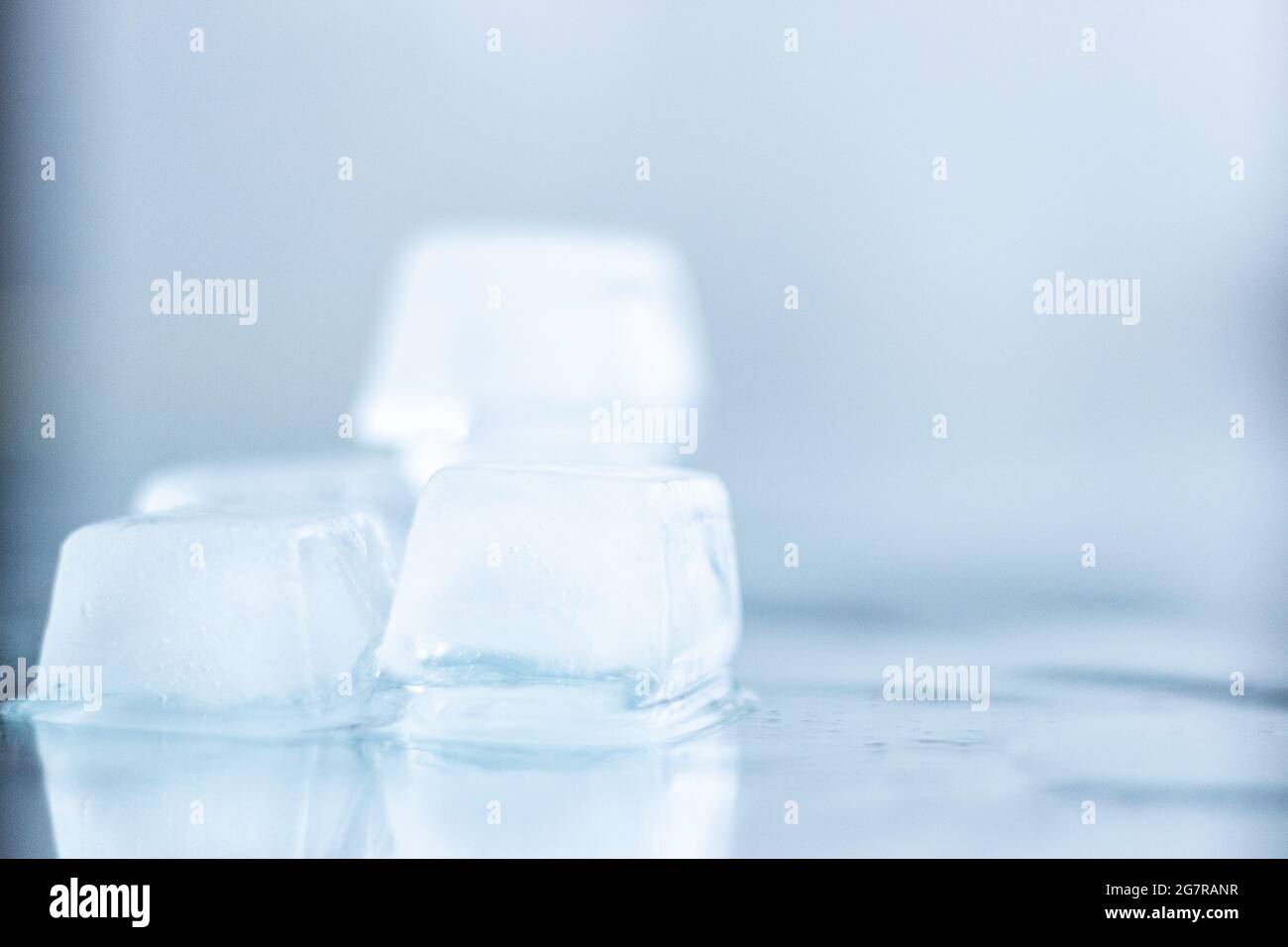 Ice Cube Melting In The Sun