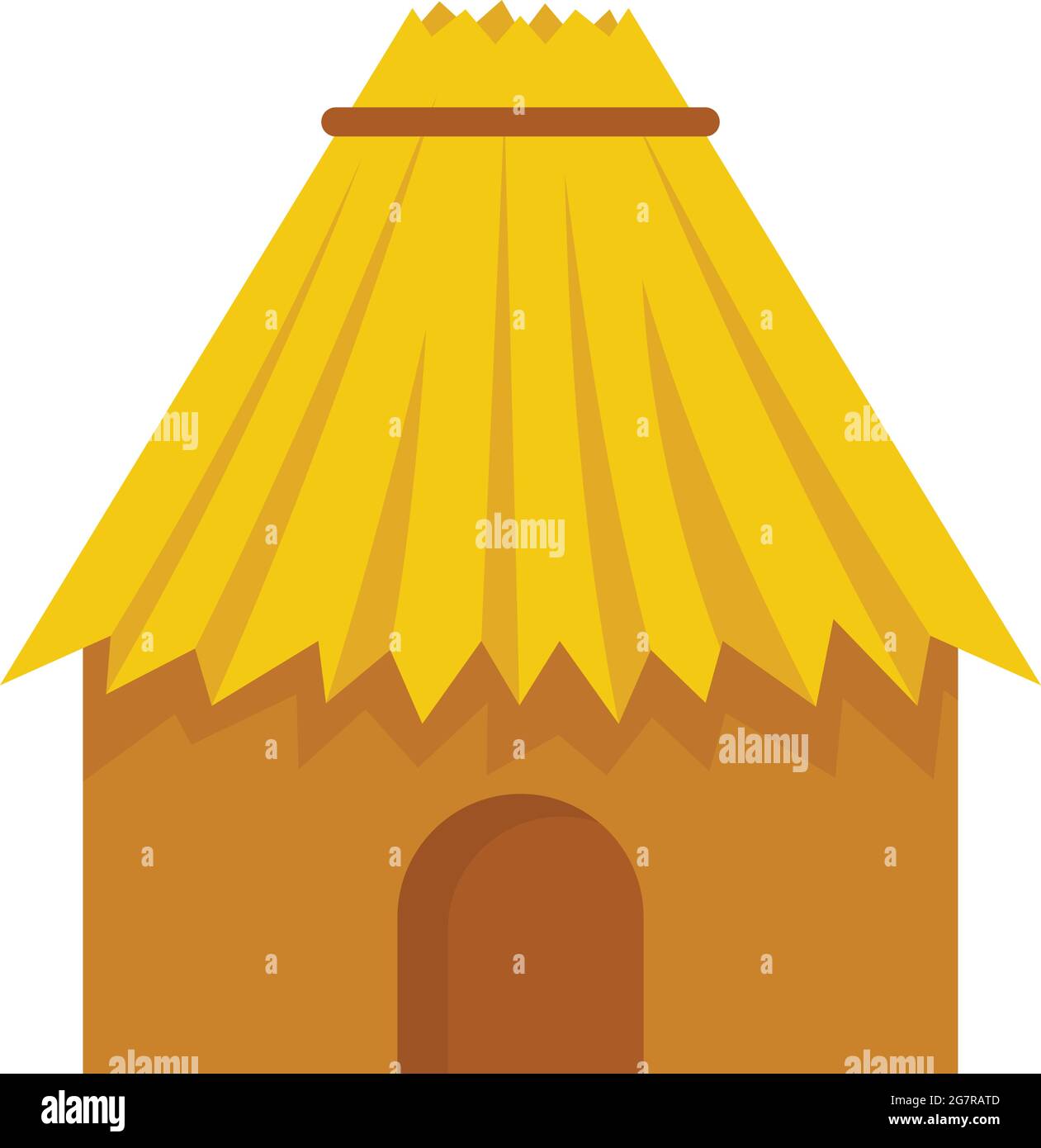 Peru house icon. Flat illustration of Peru house vector icon isolated ...