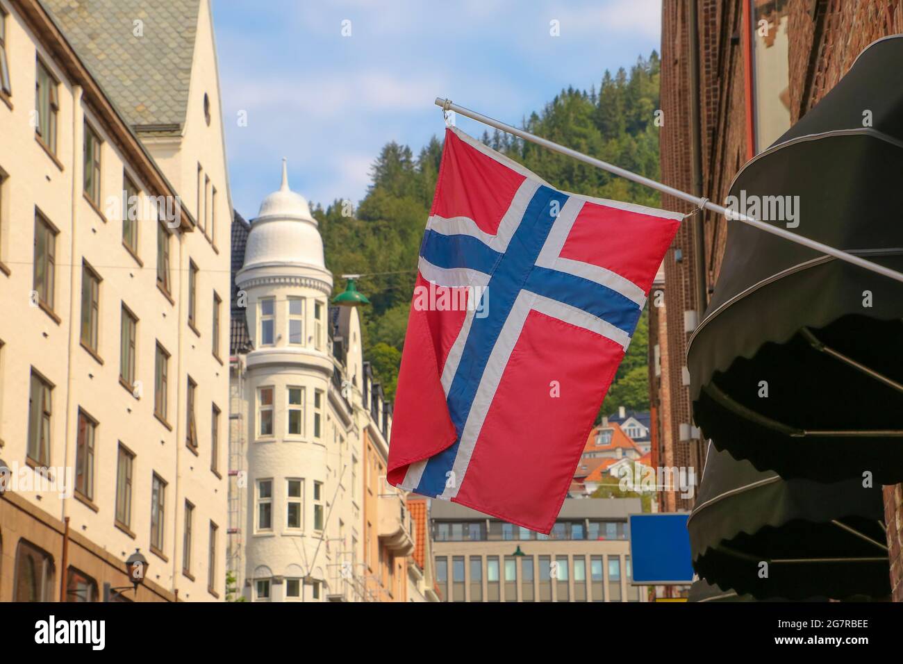 Bergen flag hi-res stock photography and images - Alamy