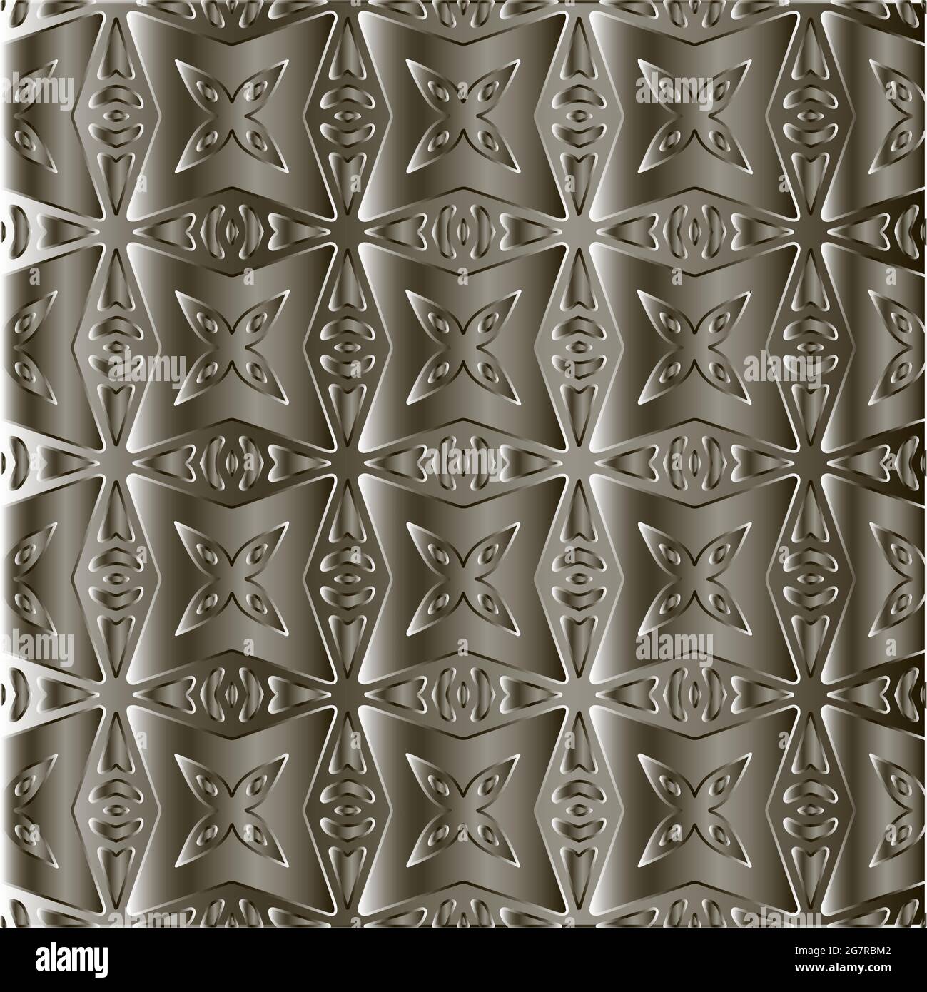 steel metallic gradient with a repeating pattern. Abstract metallic ...