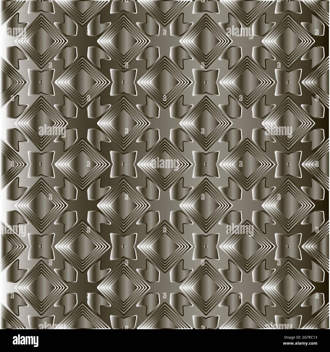 steel metallic gradient with a repeating pattern. Abstract metallic ...