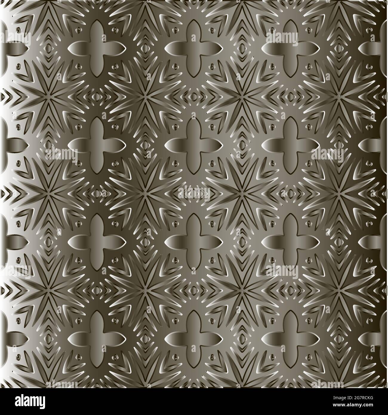 Steel Metallic Gradient With A Repeating Pattern Abstract Metallic Background Stock Vector