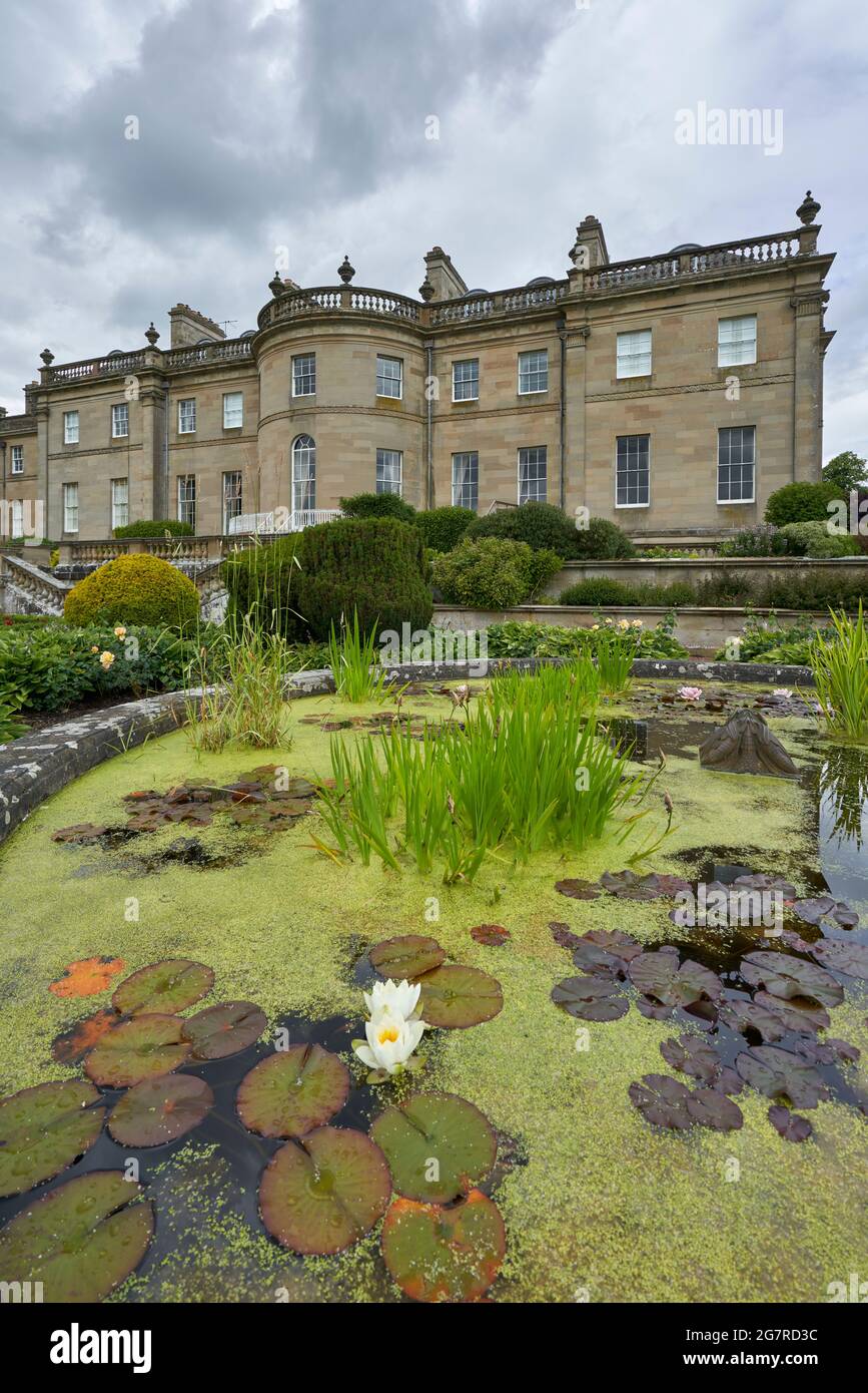 Manderston House, a stately Home in the Scottish Borders Stock Photo ...
