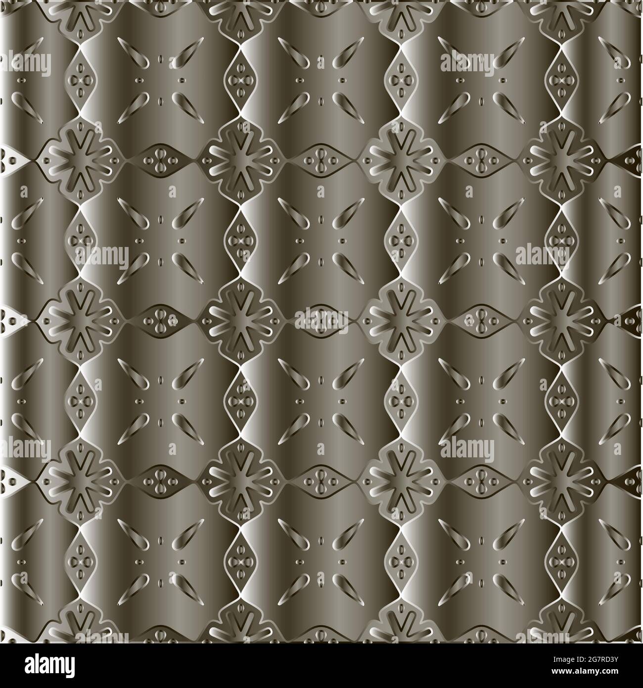 steel metallic gradient with a repeating pattern. Abstract metallic ...