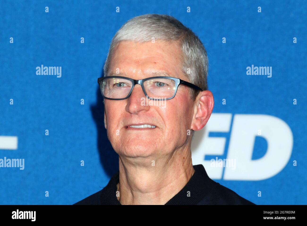 LOS ANGELES - JUL 15: Tim Cook, CEO Apple at the Ted Lasso Season 2 ...