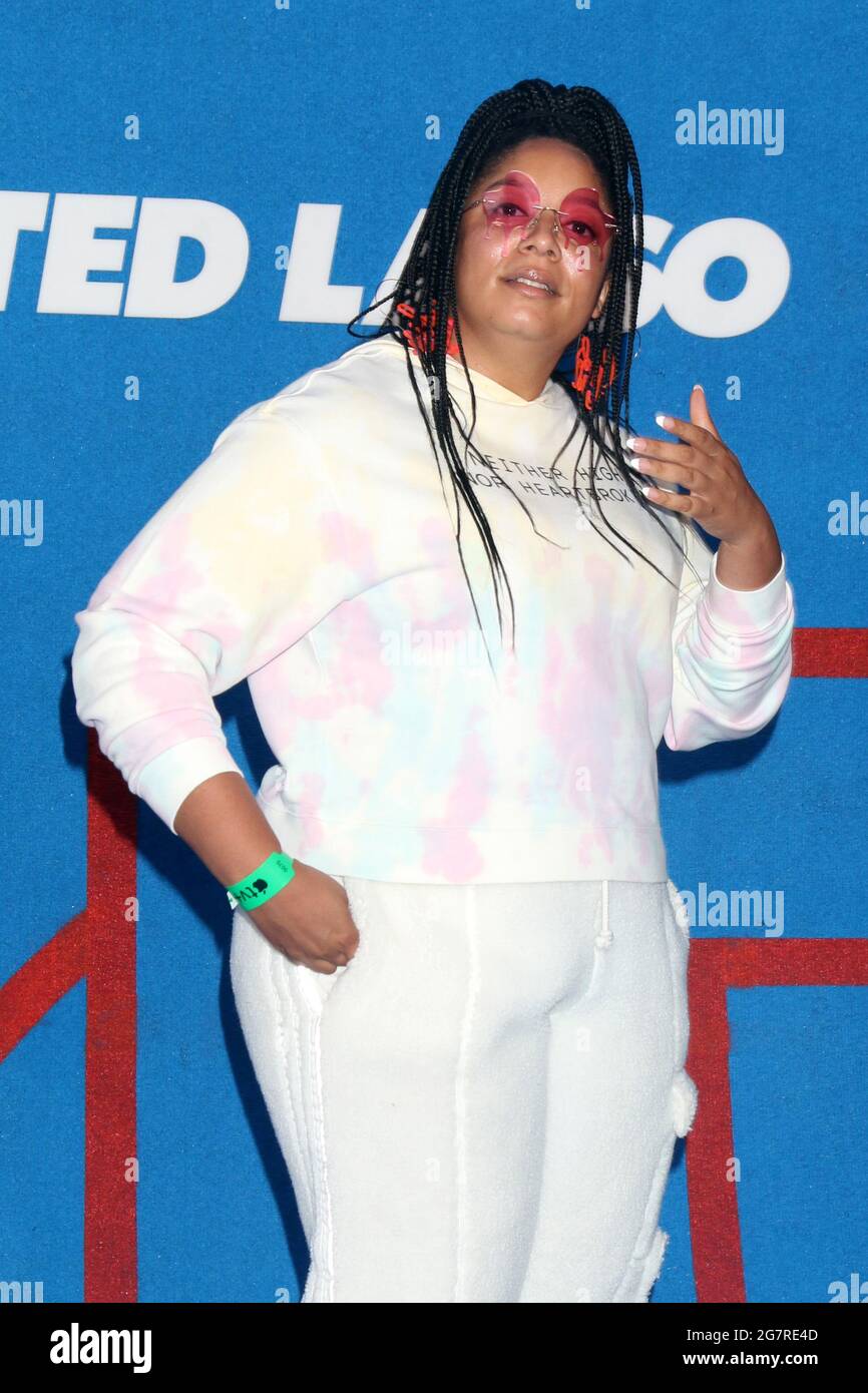 LOS ANGELES - JUL 15: Ashley Ray-Harris at the Ted Lasso Season 2 ...