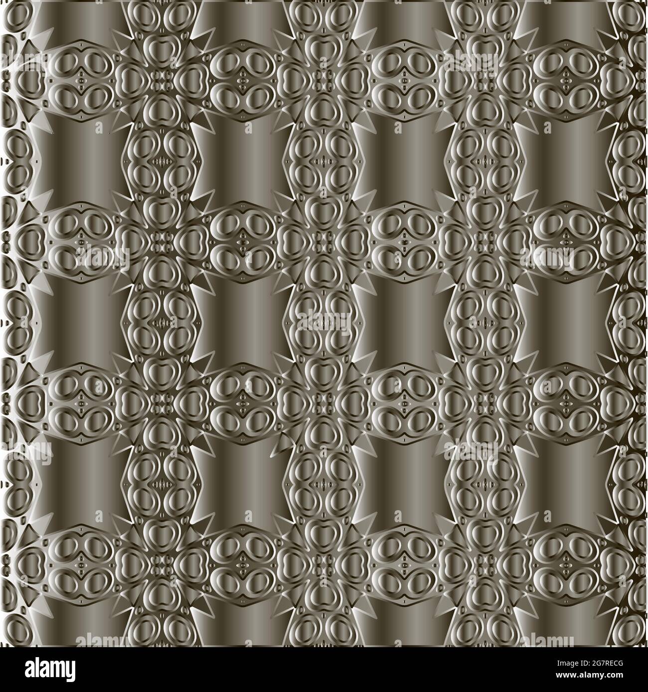 steel metallic gradient with a repeating pattern. Abstract metallic ...