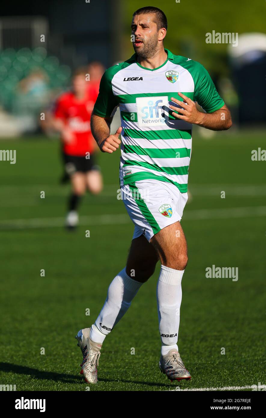 The New Saints’ Ryan Astles during the UEFA Europa Conference League ...