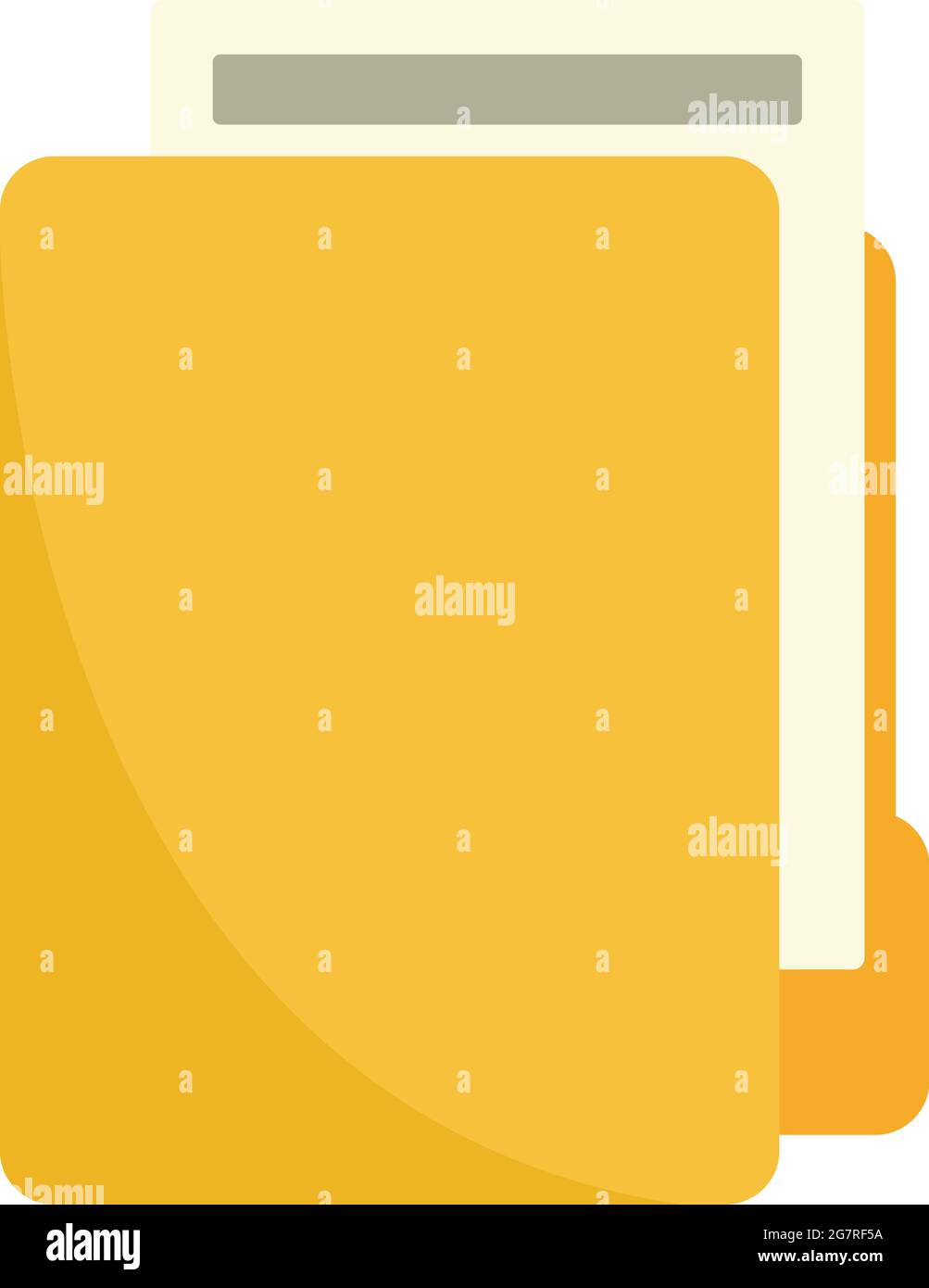 Lease folder icon. Flat illustration of lease folder vector icon ...