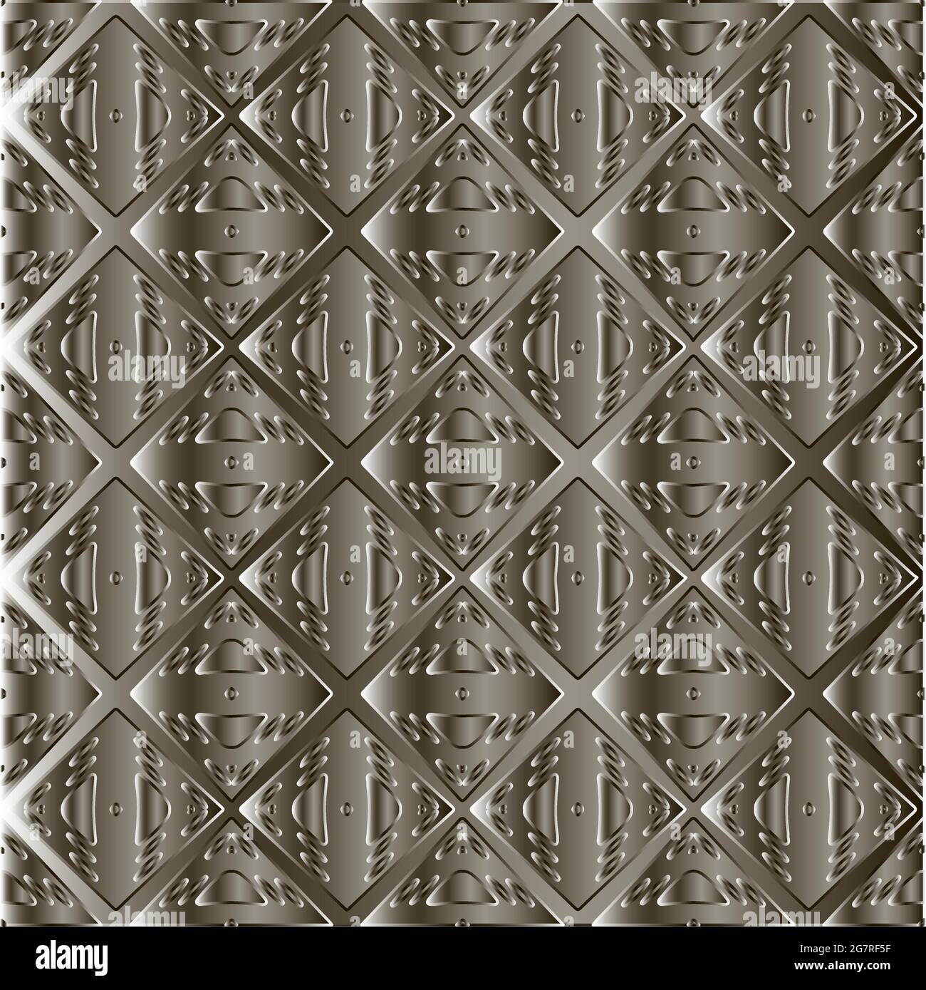 steel metallic gradient with a repeating pattern. Abstract metallic ...