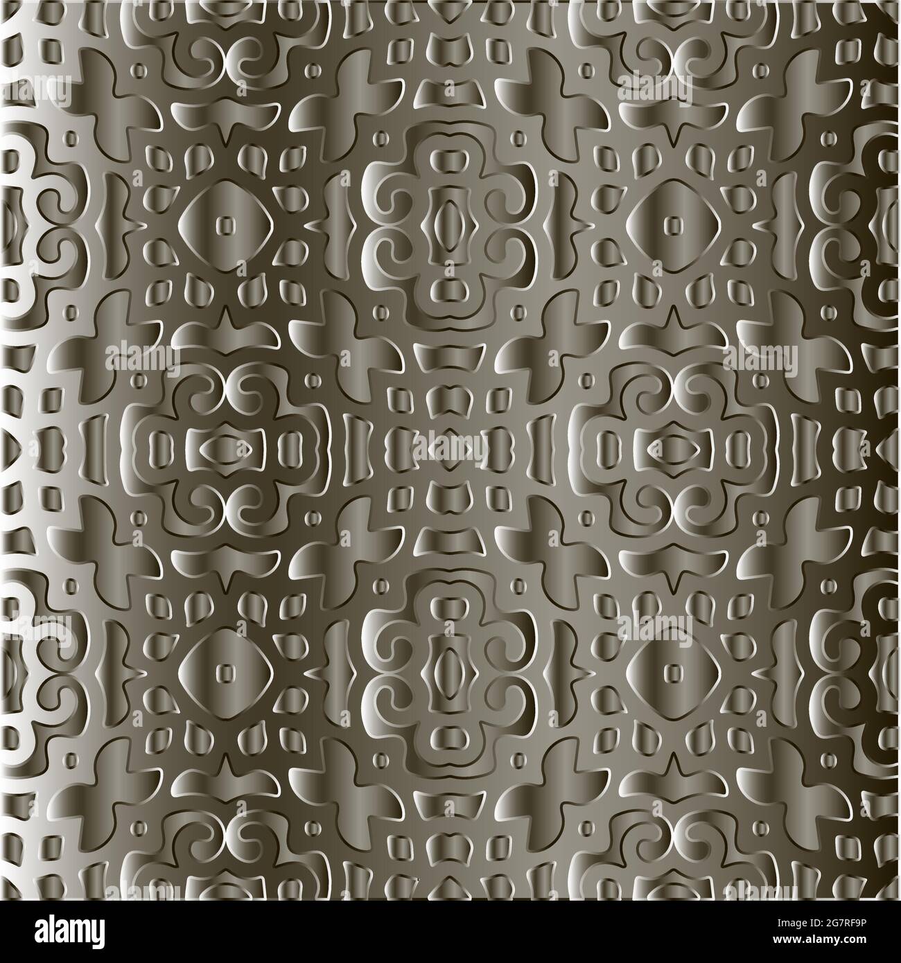 steel metallic gradient with a repeating pattern. Abstract metallic ...