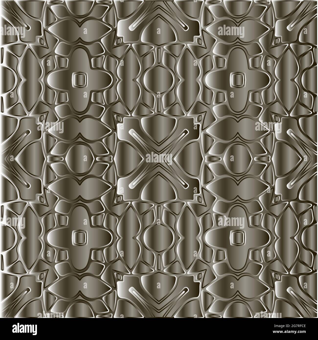 steel metallic gradient with a repeating pattern. Abstract metallic ...