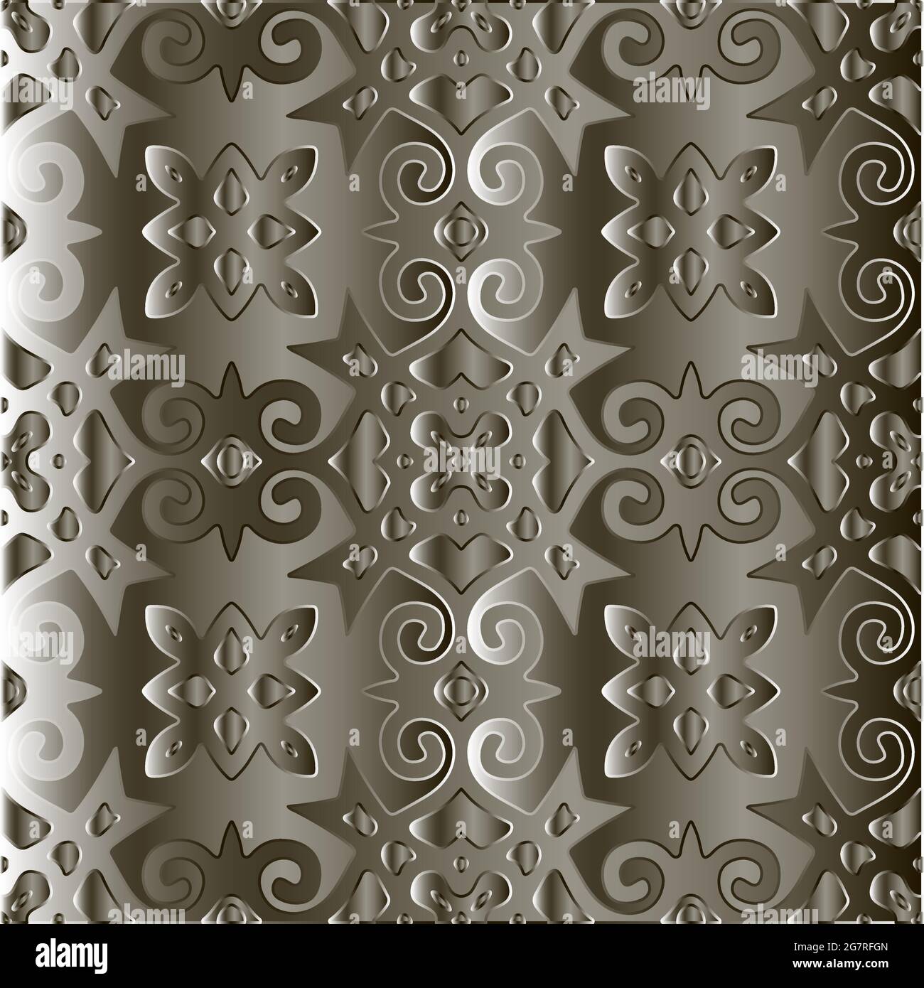 steel metallic gradient with a repeating pattern. Abstract metallic ...