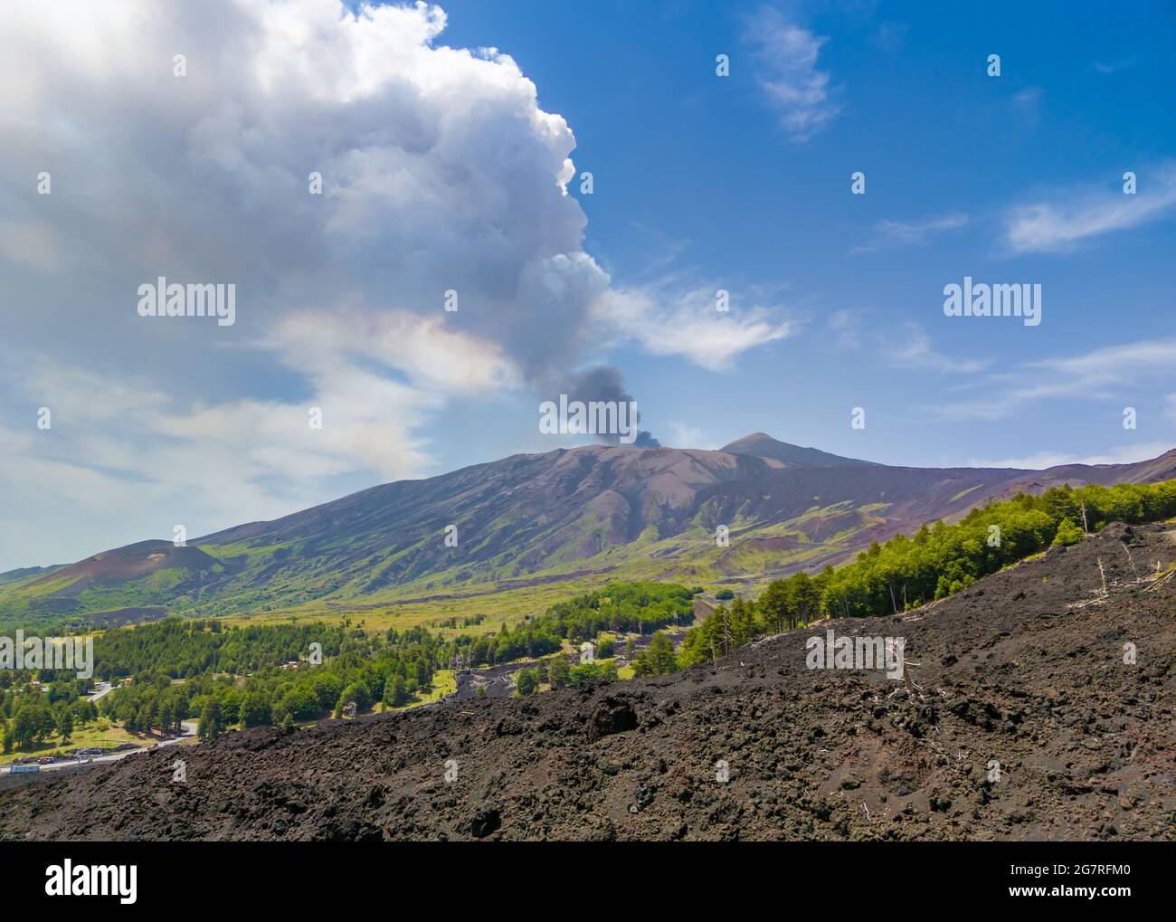 Etna (Sicilia, Italy) - The Mount Etna is the active stratovolcano in ...
