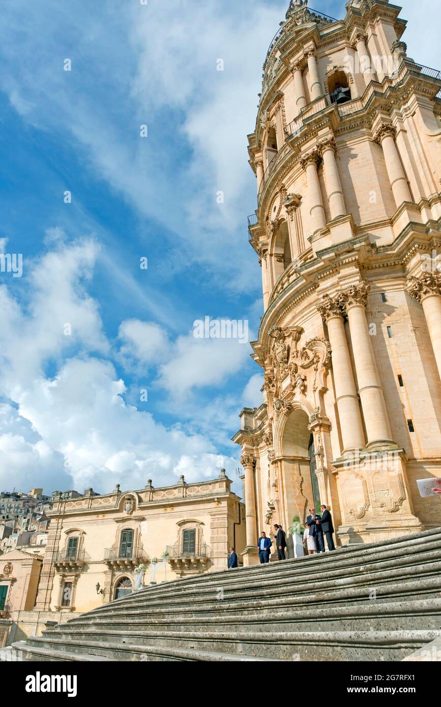 Modica historic town centre hi-res stock photography and images - Alamy