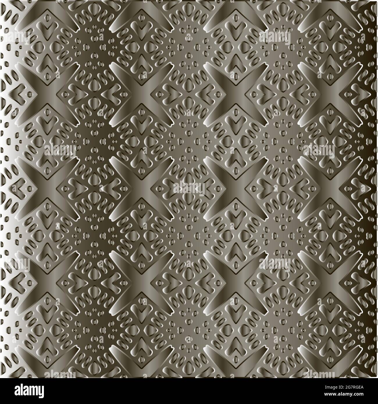 Steel Metallic Gradient With A Repeating Pattern Abstract Metallic Background Stock Vector