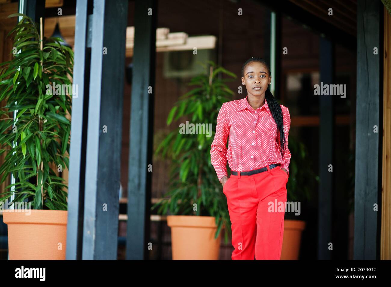 Pretty braids business african american lady bright bossy person ...