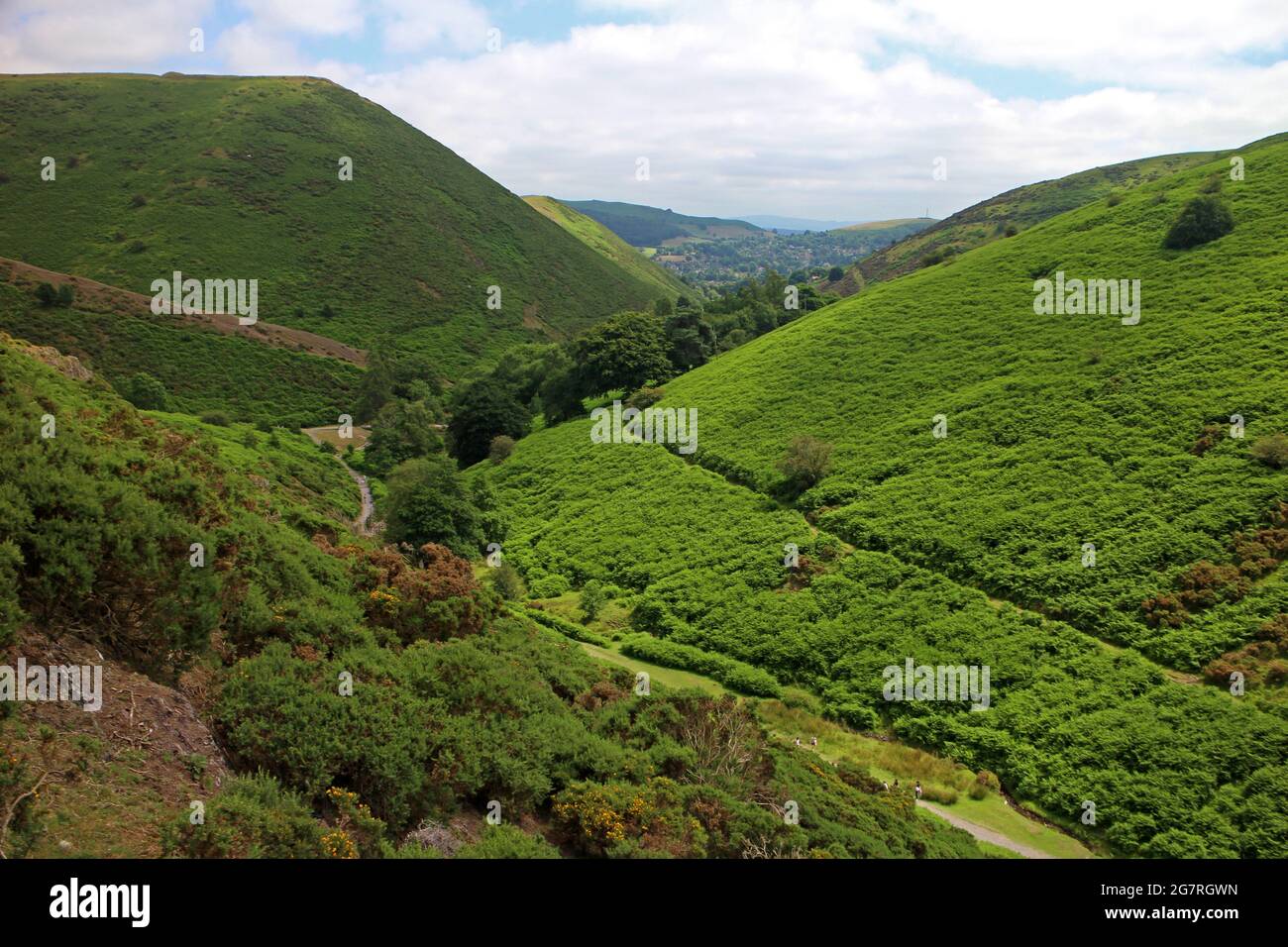 Carding Mill Valley Walk, Church Stretton, Shropshire Stock Photo - Alamy