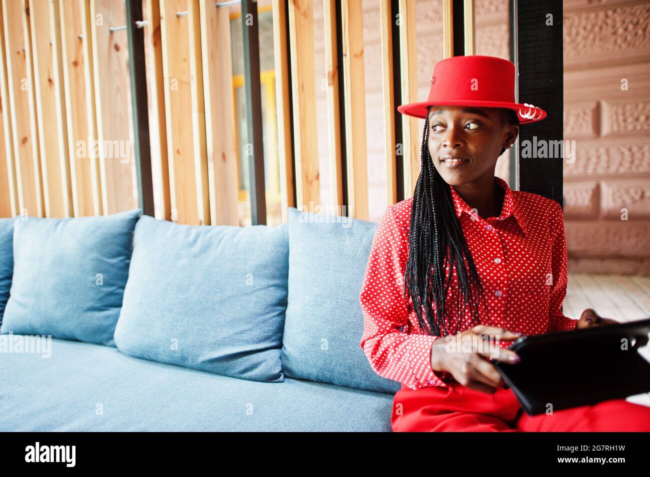 Pretty braids business african american lady bright bossy person ...