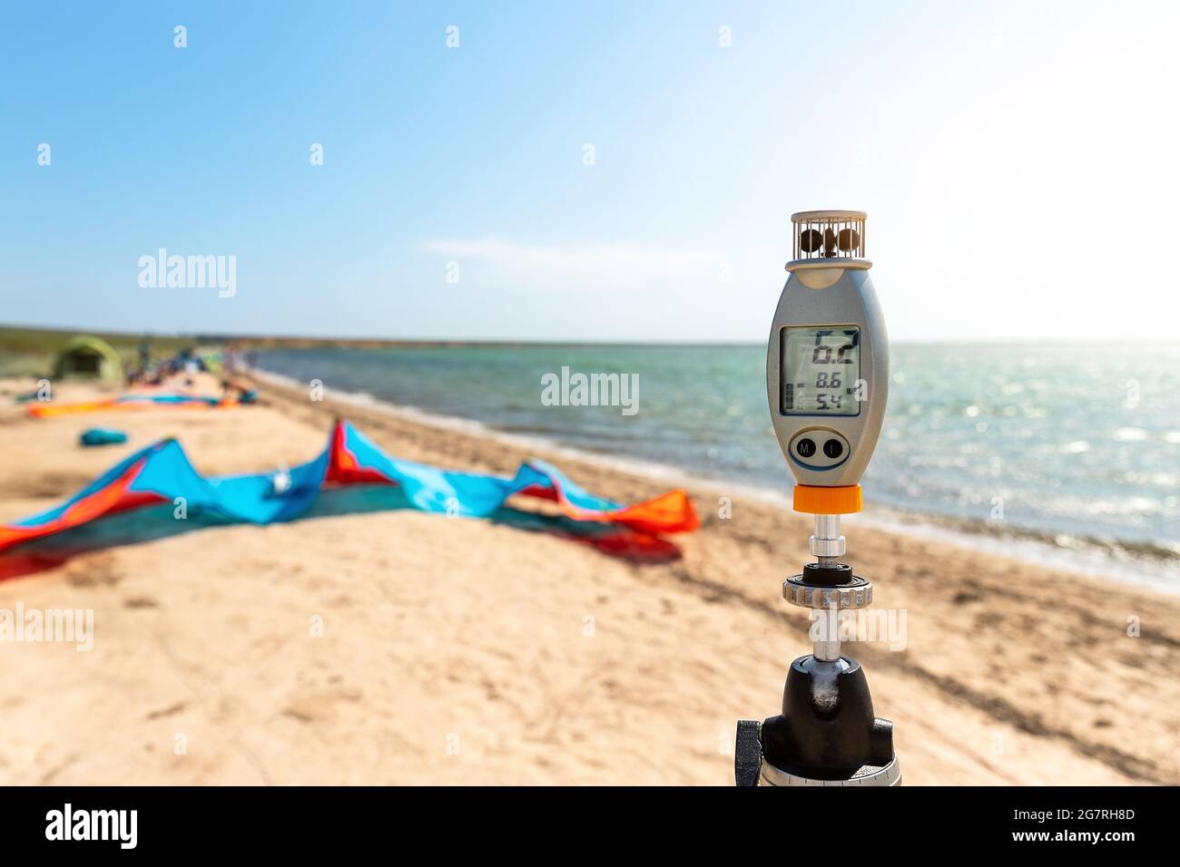 Anemometer beach hi-res stock photography and images - Alamy