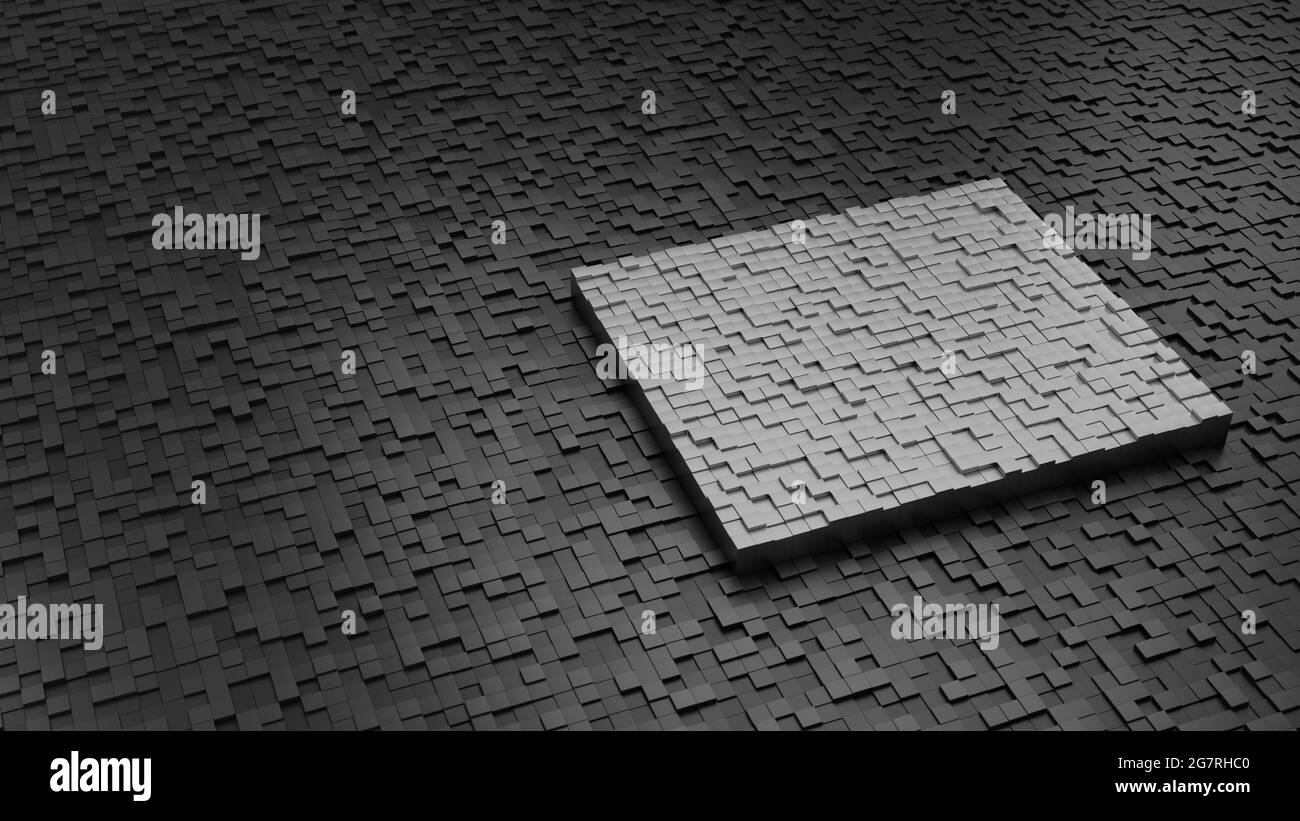 Three colored cubes icon Black and White Stock Photos & Images - Alamy
