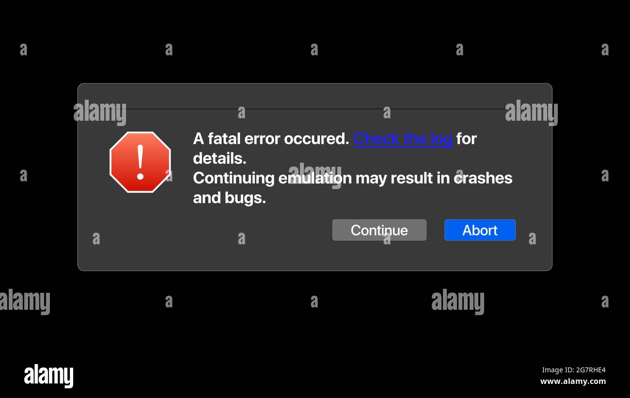 OS Error Window on Transparent Background. Warning Sign. Caution Icon ...