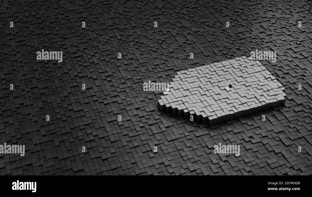 Abstract background backspace key Black and White Stock Photos & Images ...