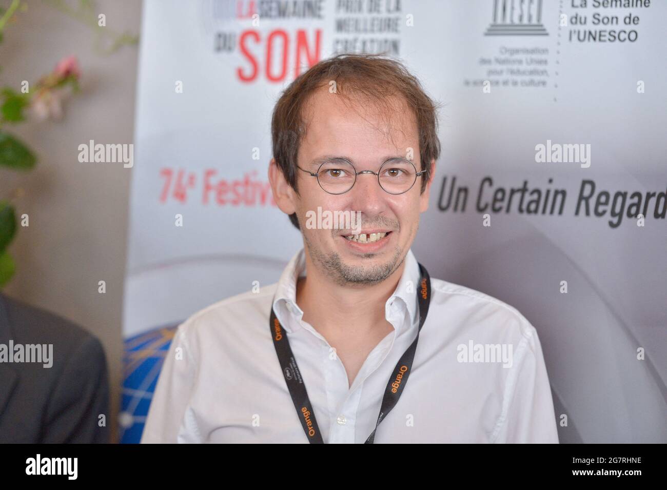 Cannes, France. 16th July, 2021. Rone at the Award of The Best Sound ...