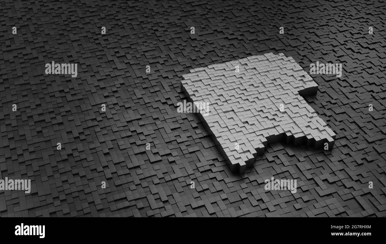 Pixelated ribbon hi-res stock photography and images - Alamy