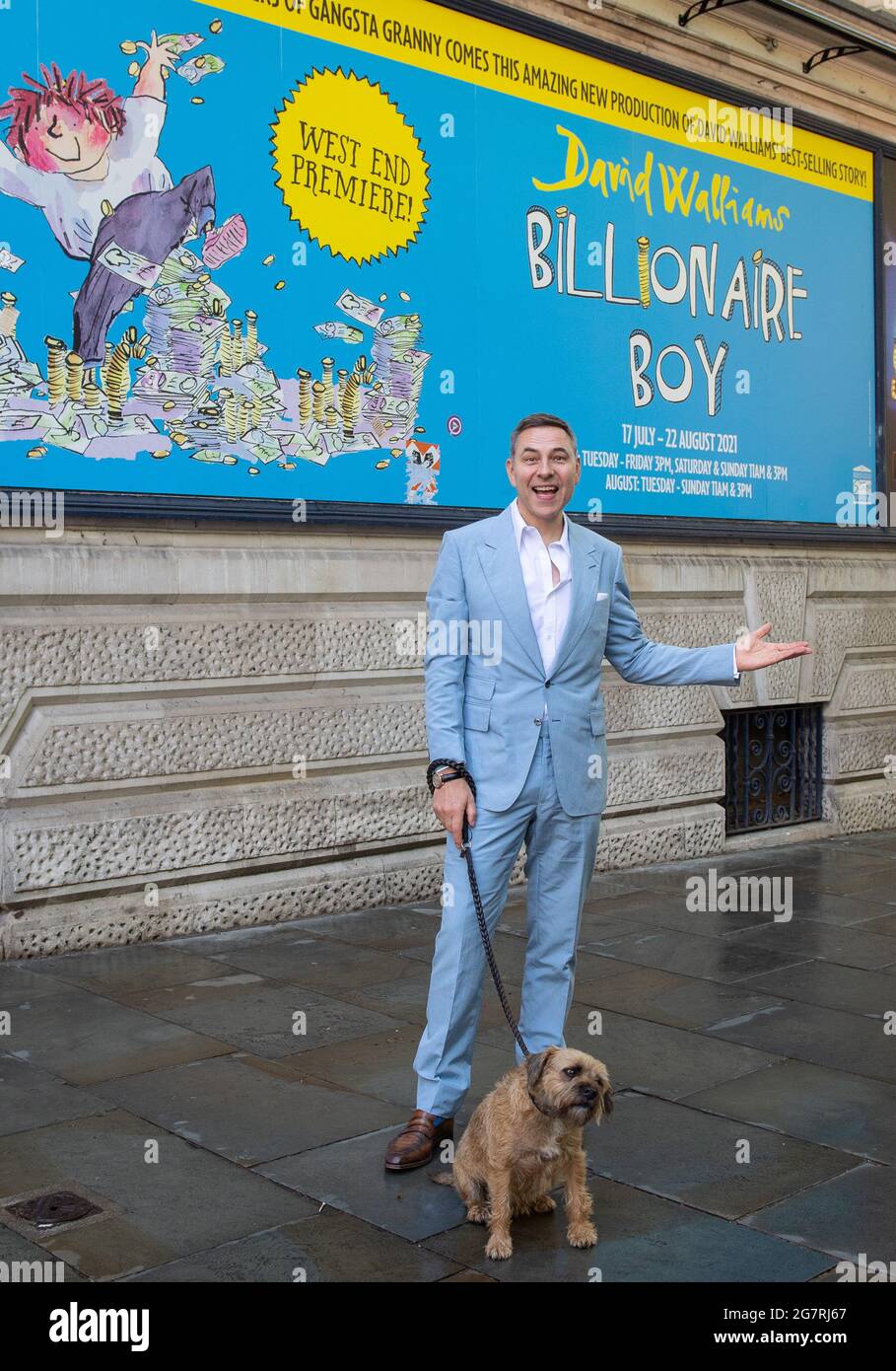David walliams dog hi-res stock photography and images - Alamy
