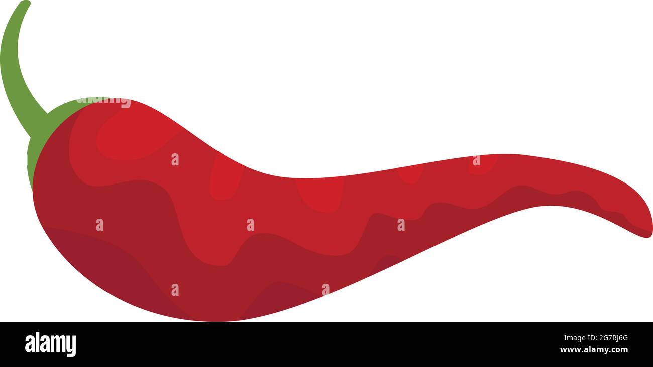 Mexican chili pepper icon. Flat illustration of mexican chili pepper ...