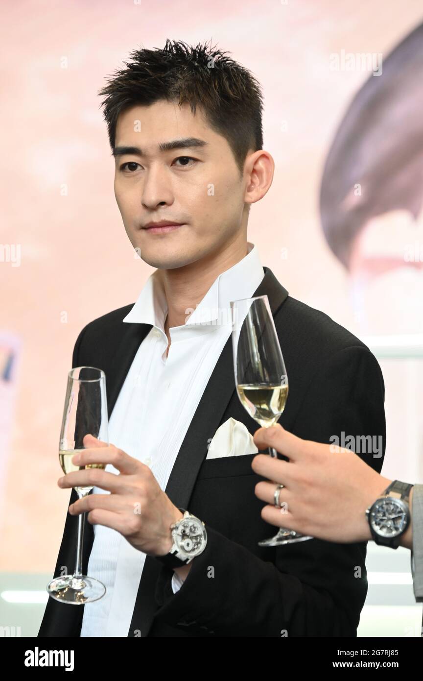 Shanghai, China. 16th July, 2021: Chinese actor Zhang Han stands for ...