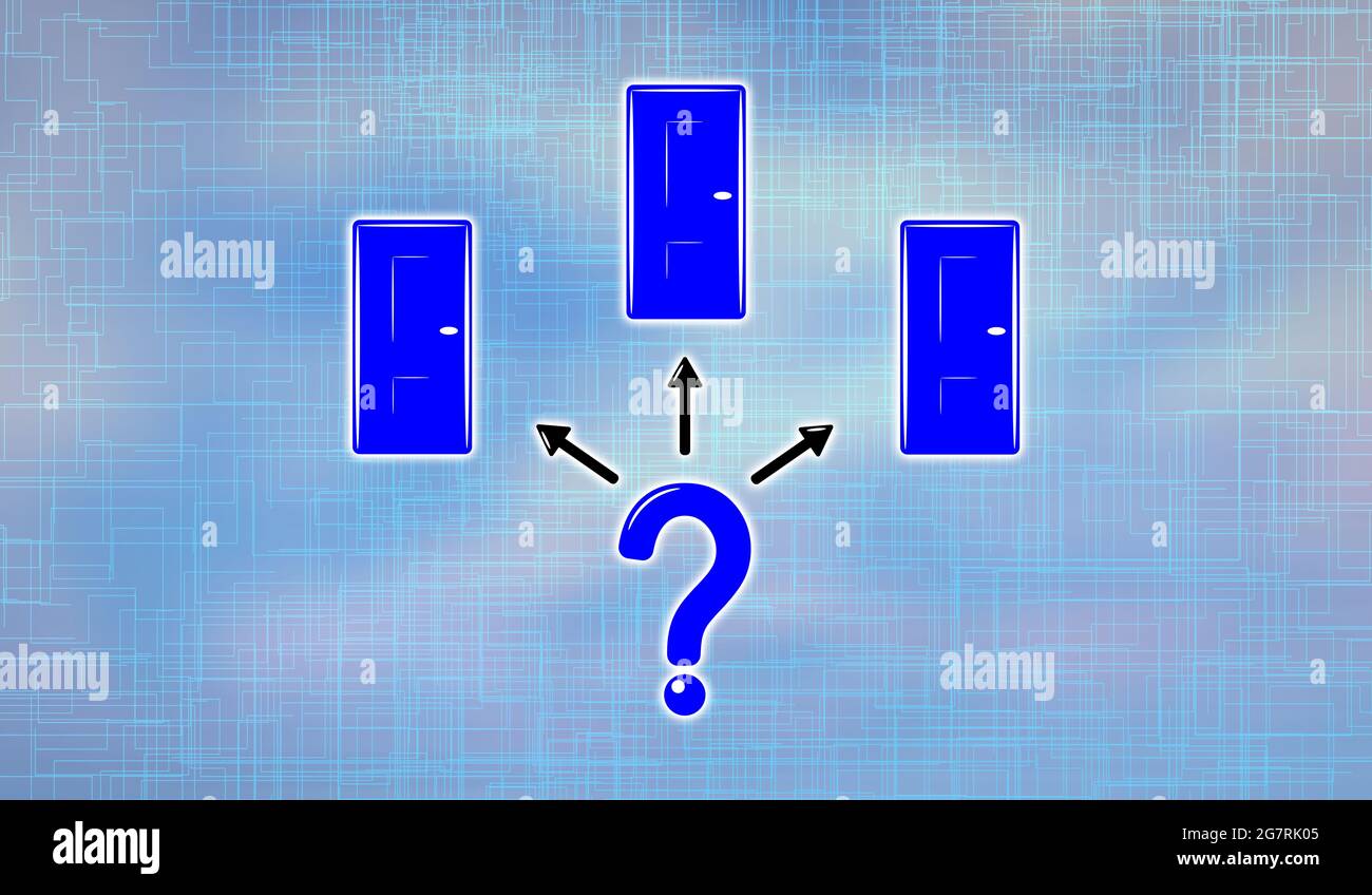Illustration of a choice concept Stock Photo - Alamy