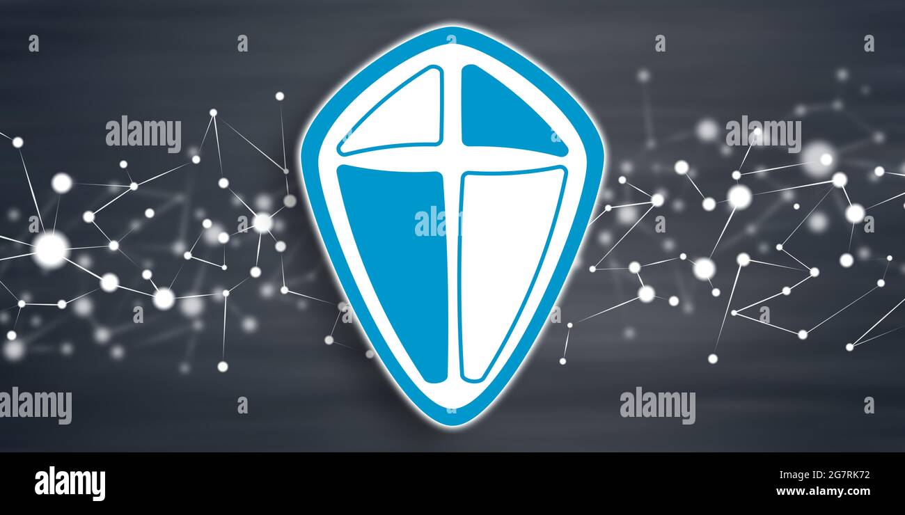 Illustration of a protection concept Stock Photo - Alamy