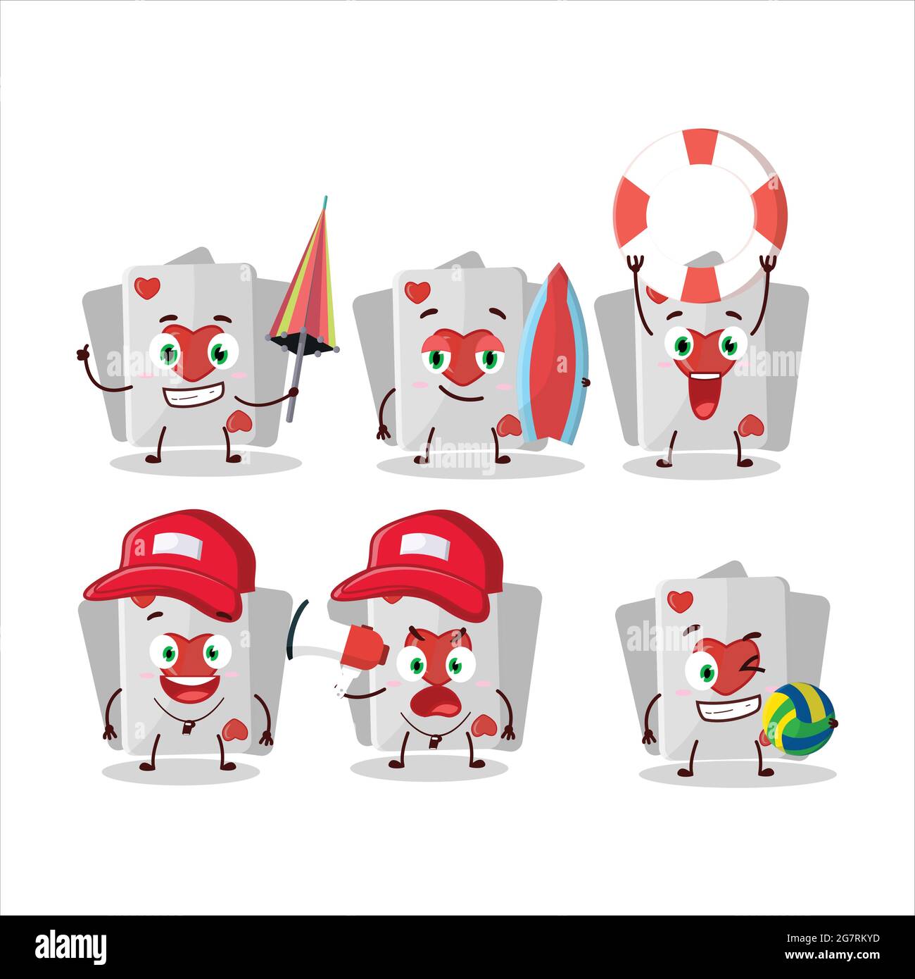 Remi card love Stock Vector Images - Alamy