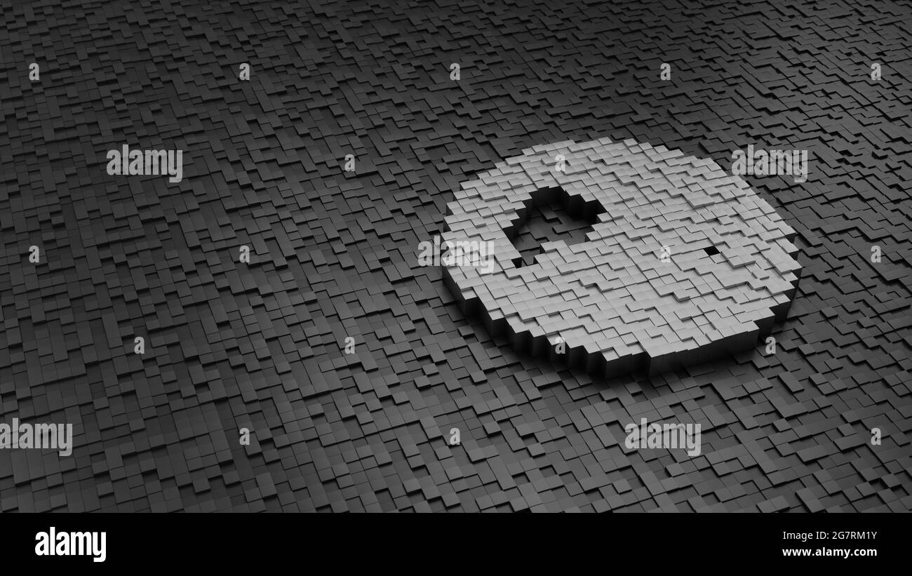 World map in 3d cube hi-res stock photography and images - Alamy