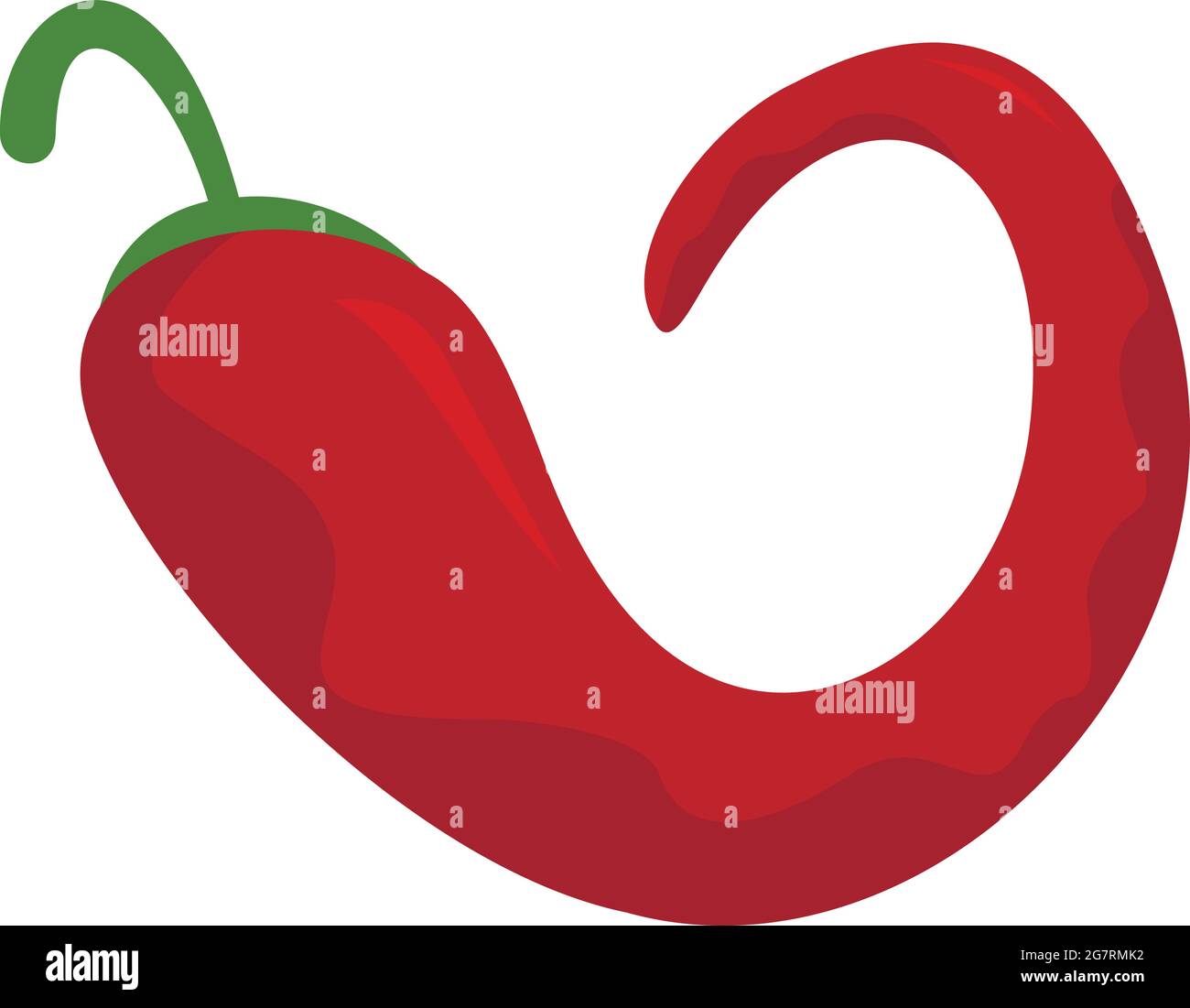 Jalapeno chili pepper icon. Flat illustration of jalapeno chili pepper ...