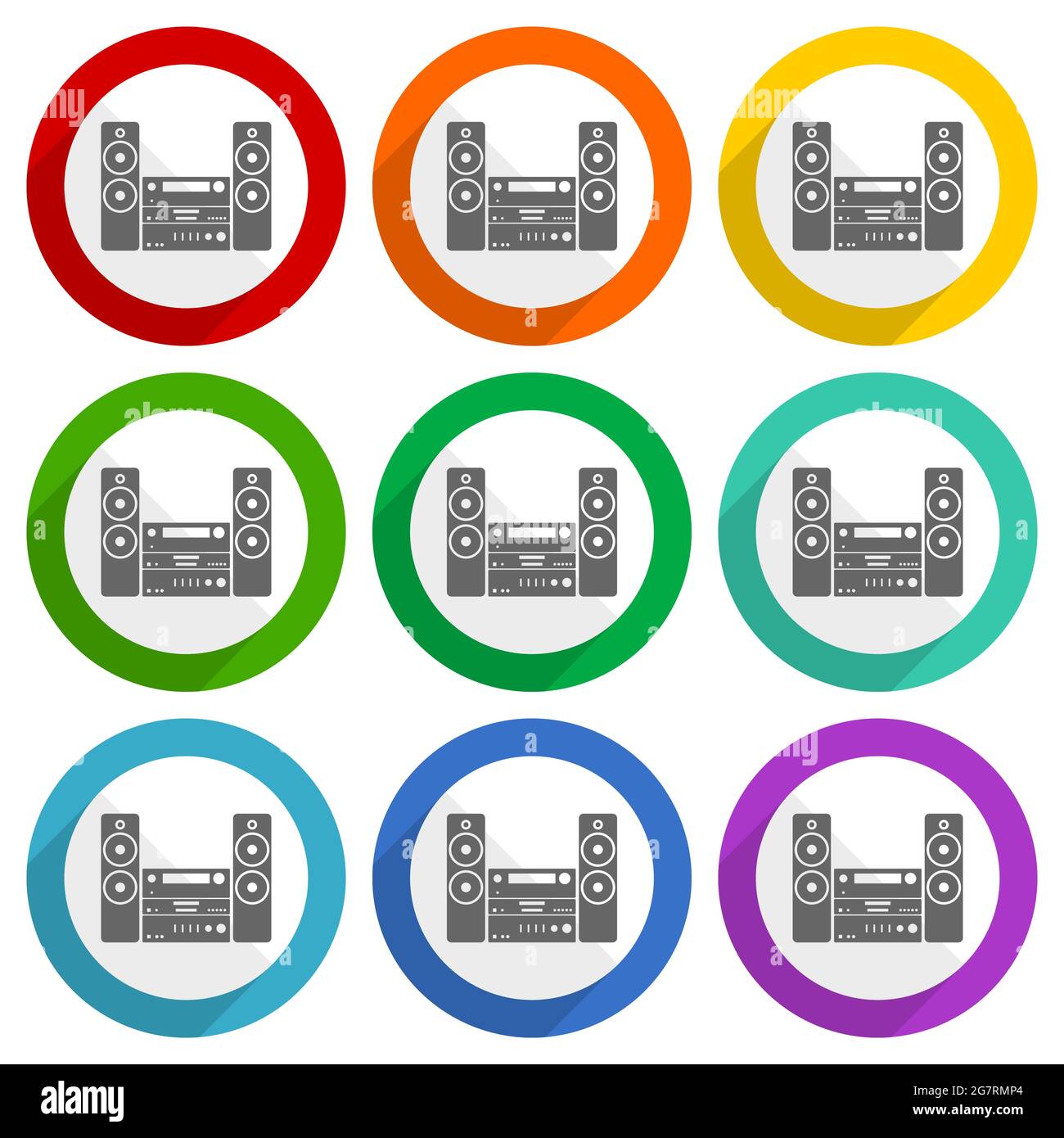 Hi fi set vector vectors hi-res stock photography and images - Alamy
