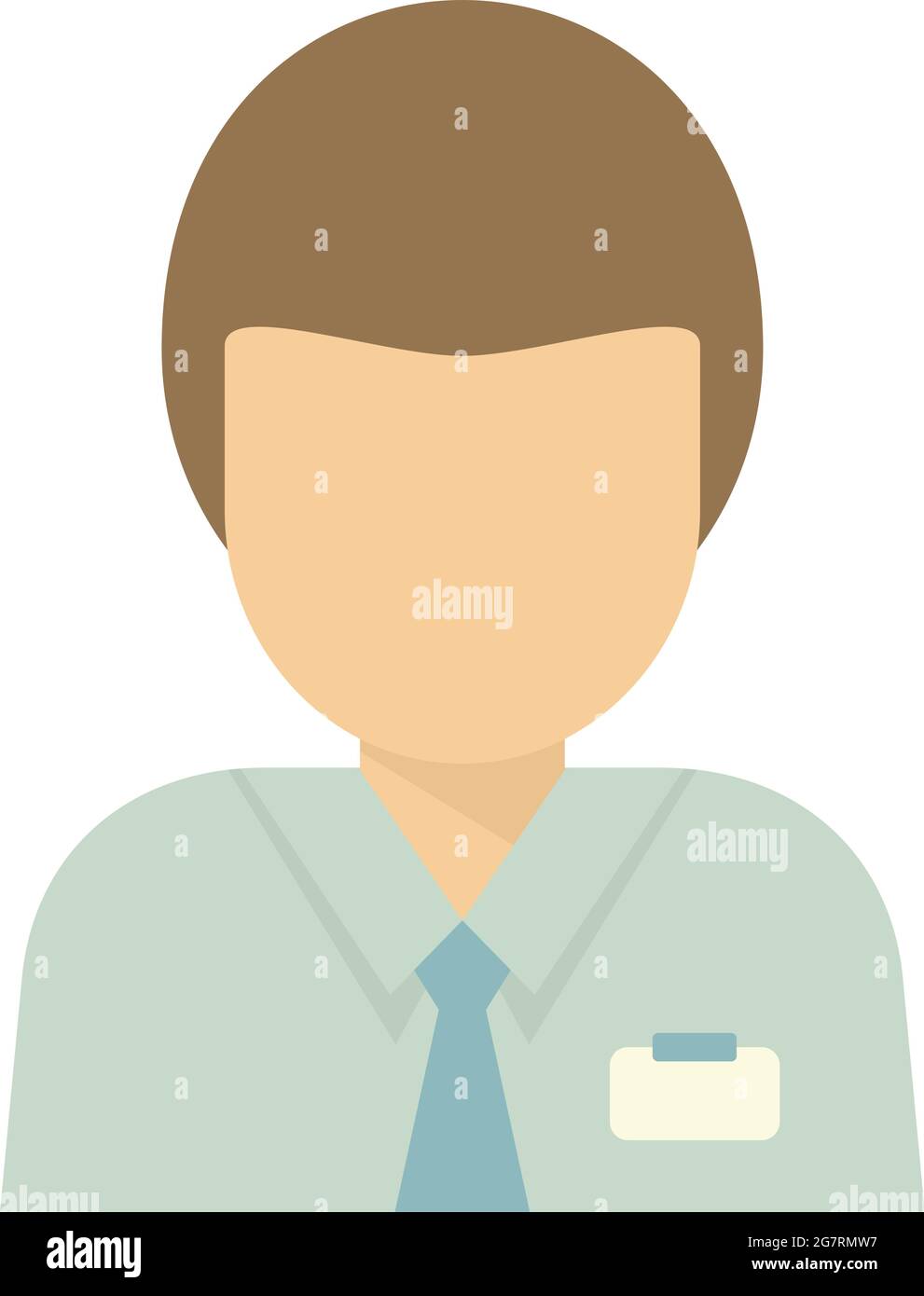 Office manager icon. Flat illustration of office manager vector icon ...