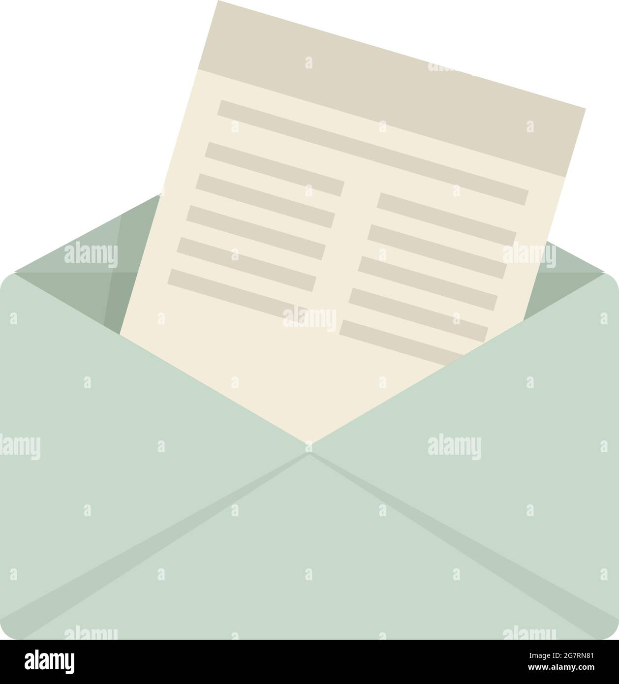 Mail invitation icon. Flat illustration of mail invitation vector icon ...