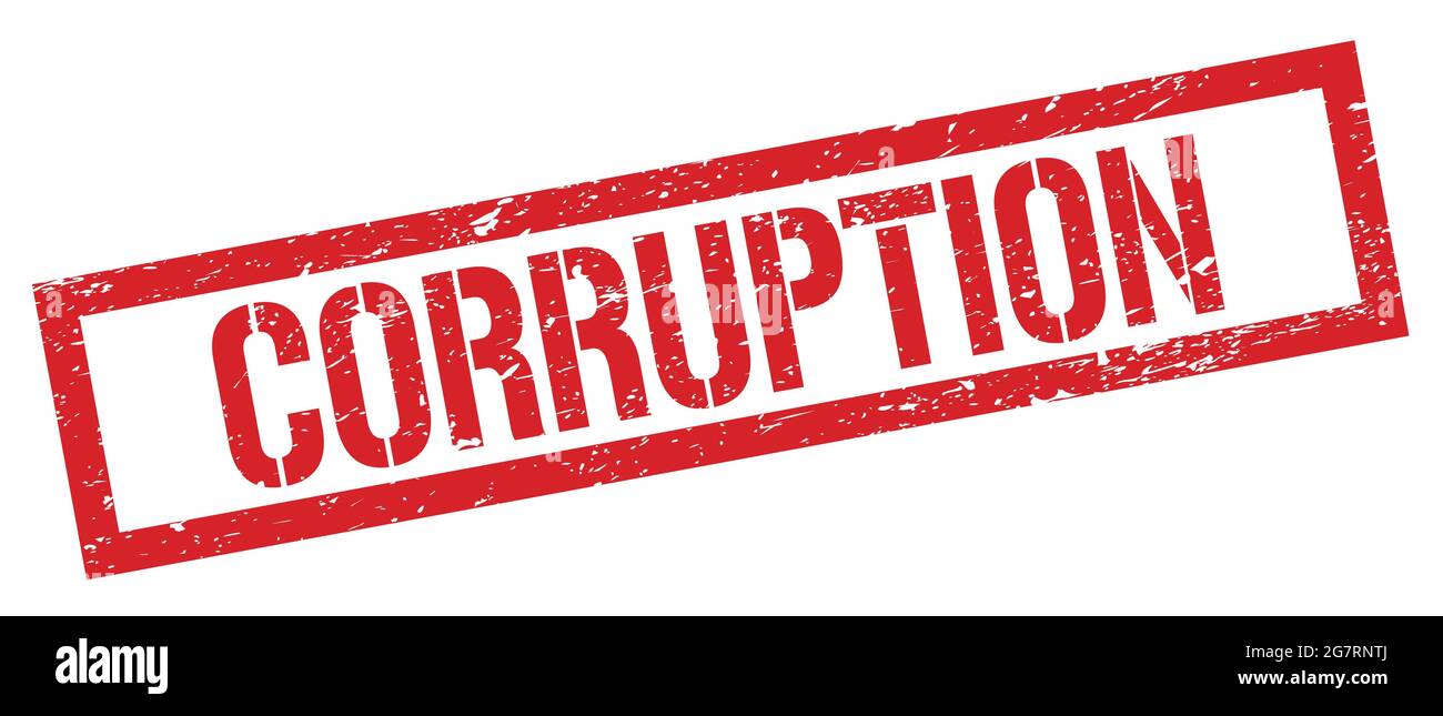 Corruption stamp Cut Out Stock Images & Pictures - Alamy