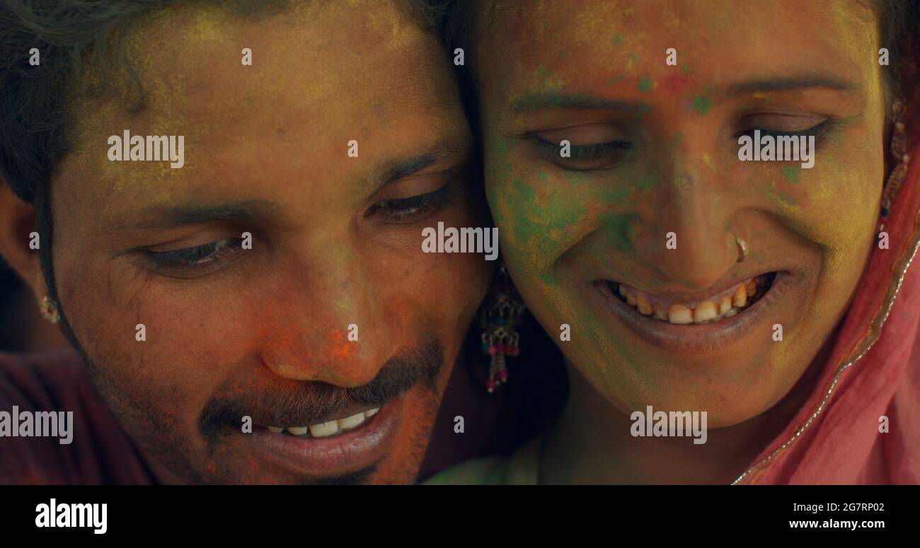 Closeup shot of a group of South Asian male and female celebrating ...