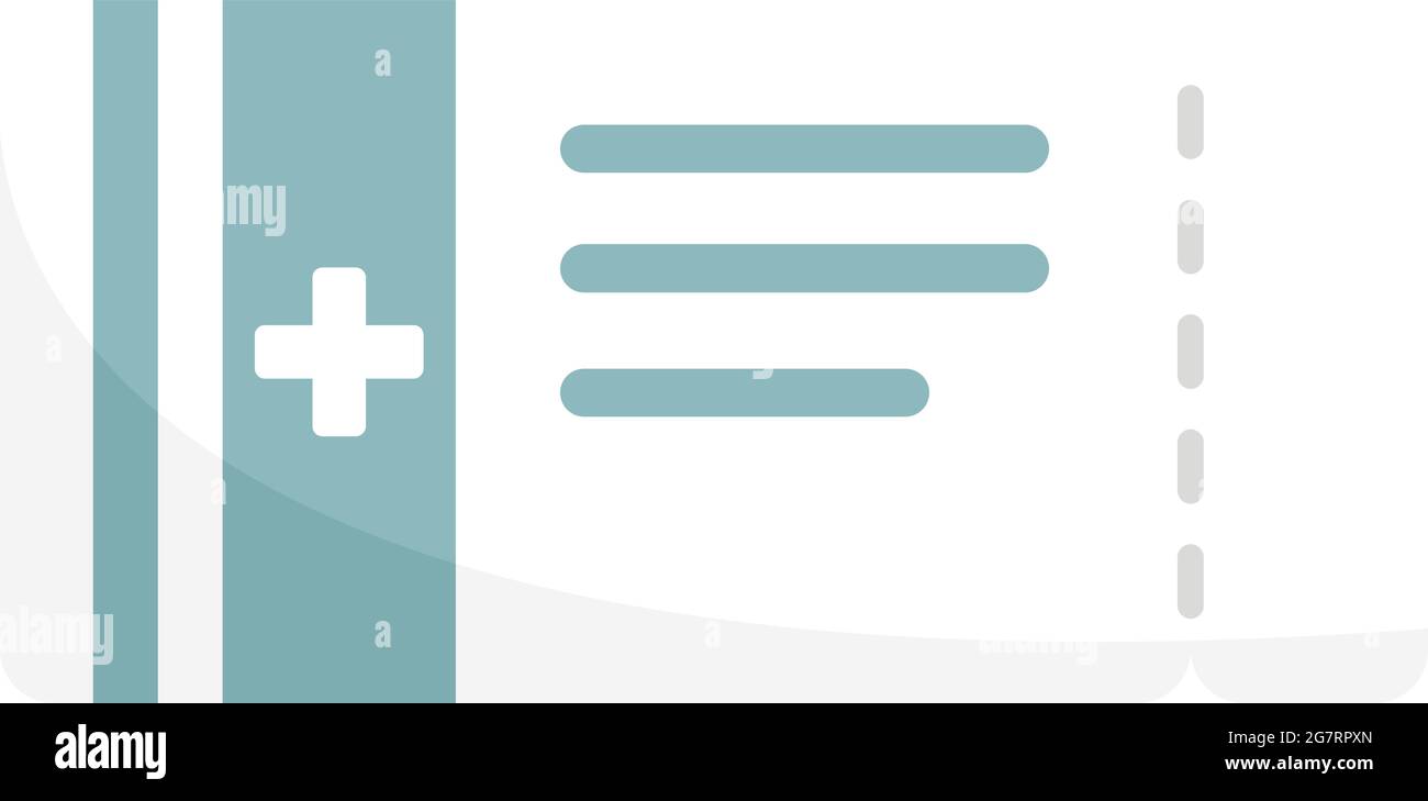 Carton package pill icon. Flat illustration of carton package pill ...