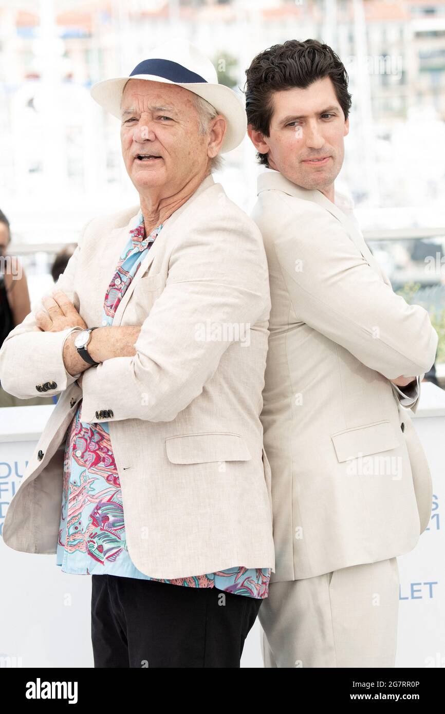 Cannes, France. 16th July, 2021. Bill Murray and Director Andrew ...