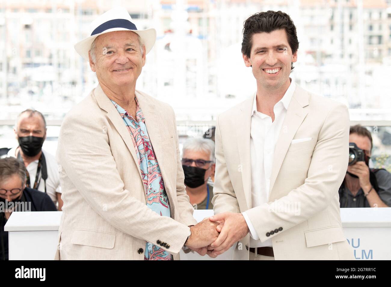 Cannes, France. 16th July, 2021. Bill Murray and Director Andrew ...