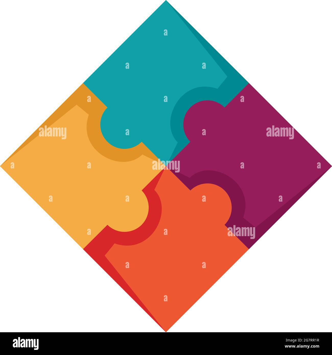 Sequence puzzle icon. Flat illustration of sequence puzzle vector icon ...